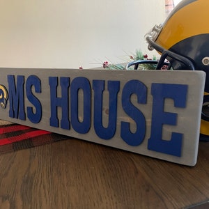 La Rams Welcome Sign - Etsy