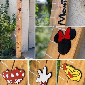 Mickey or Minnie Mouse Growth Chart | Disney Ruler | Steamboat Willie ...