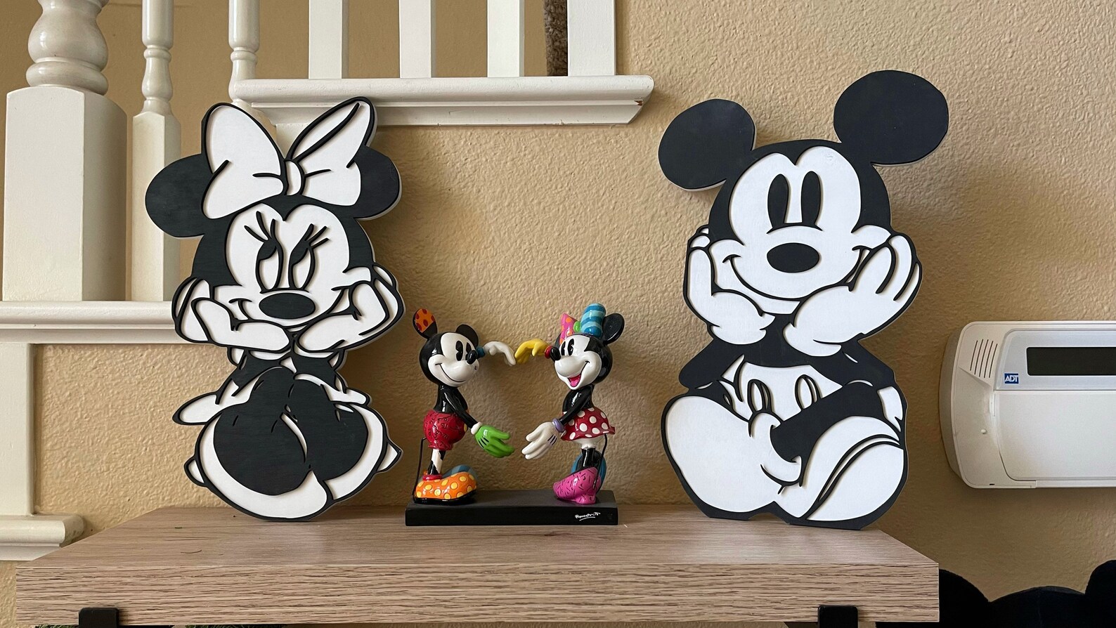 Mickey and Minnie Large Wooden Sign Rare Find Disney Inspired - Etsy