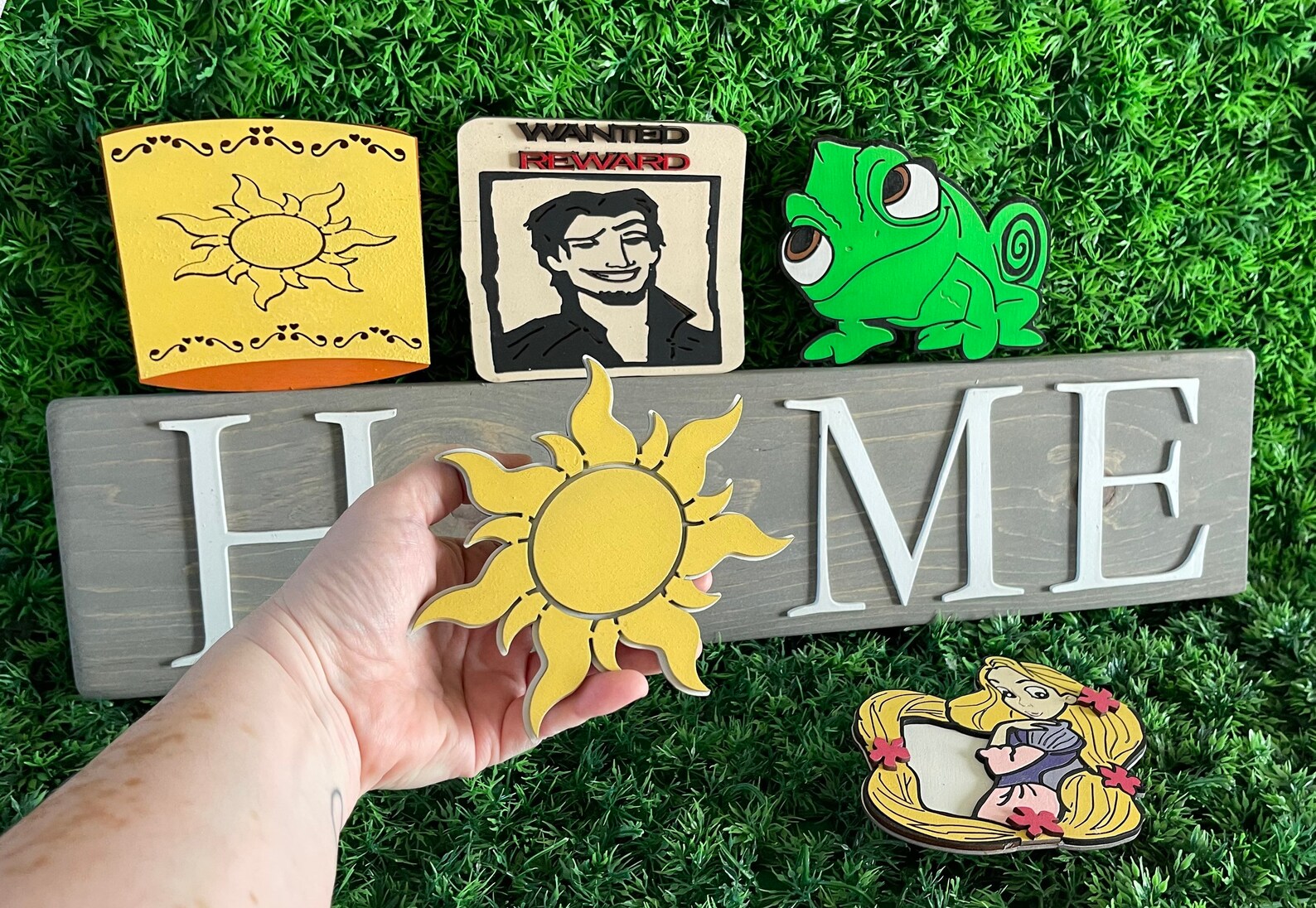 Tangled Magnets Disney Inspired Interchangeable Piece Rapunzel | Etsy