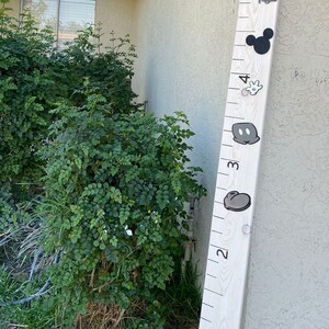 Mickey or Minnie Mouse Growth Chart | Disney Ruler | Steamboat Willie ...