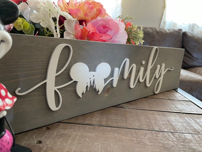 Family Sign Disney Inspired - Etsy
