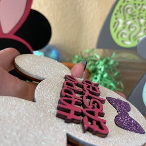 Happy Easter Mickey or Minnie Mouse Ears Magnet Only | Disney Ears ...