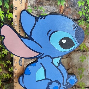 Stitch Large Wooden Sign Rare Find Disney Inspired Lilo and Stitch - Etsy