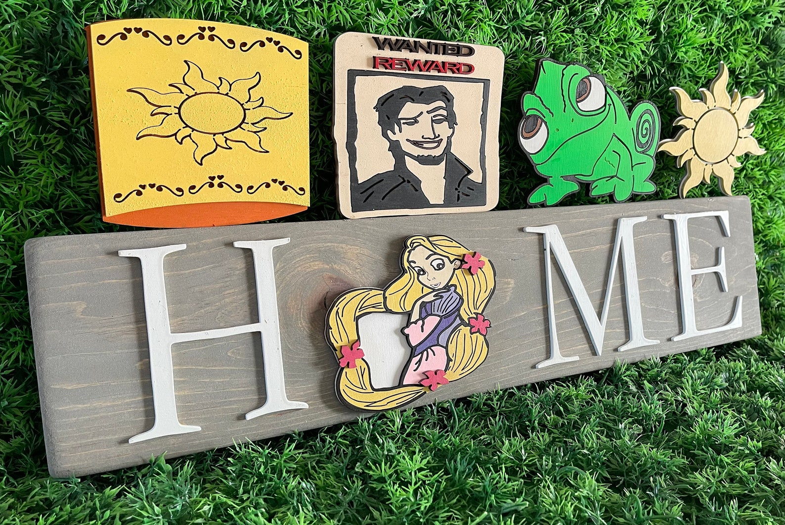 Tangled Magnets Disney Inspired Interchangeable Piece Rapunzel | Etsy