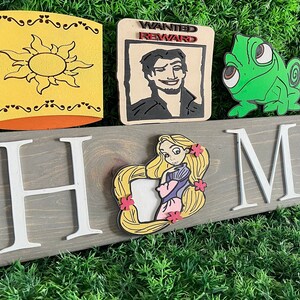 Tangled Magnets Disney Inspired Interchangeable Piece Rapunzel | Home ...