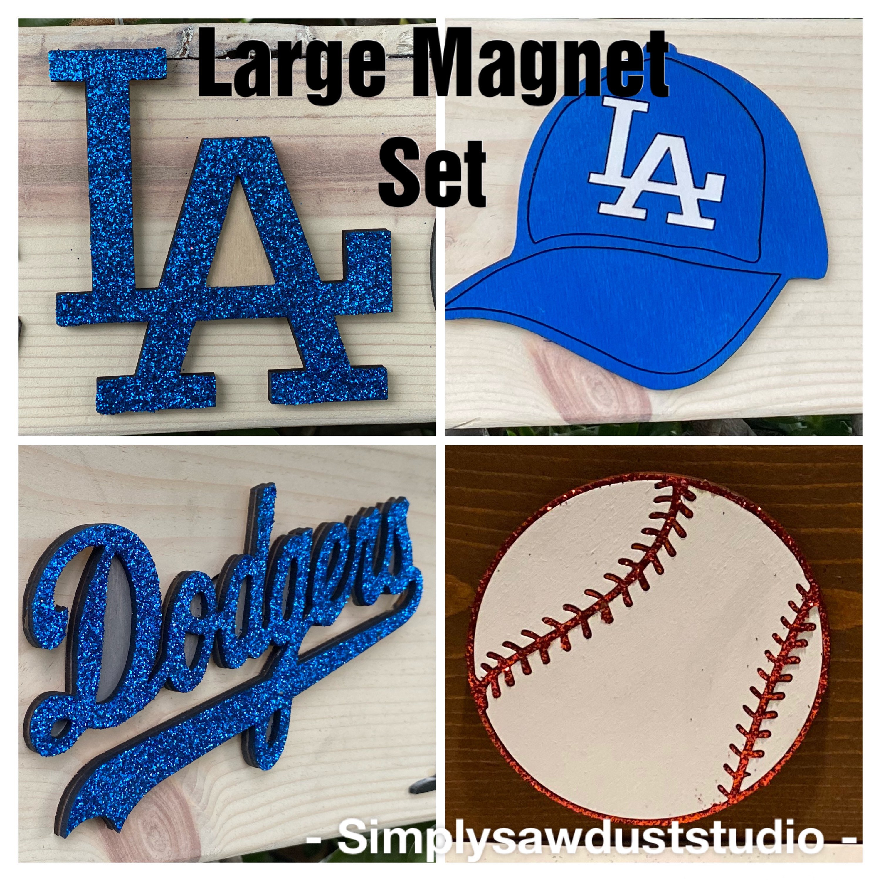 Los Angeles Dodgers La Dodgers Logo And Dodger Stadium Background