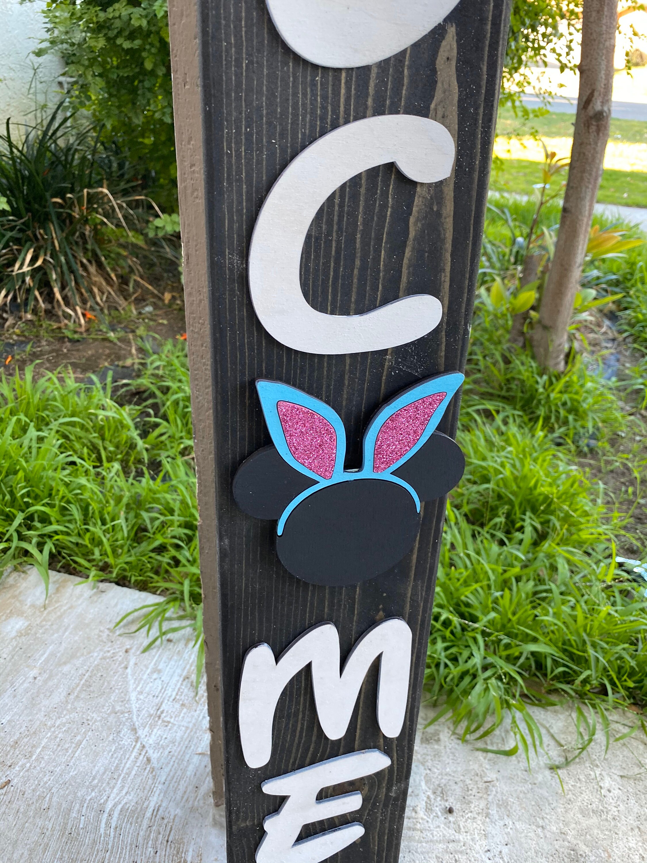 Mickey Mouse Inspired Interchangeable Seasons Welcome Sign - Etsy Canada