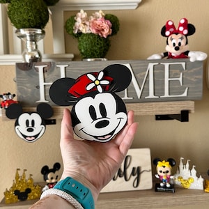 Retro Mickey Mouse | Minnie Mouse Disney Inspired MAGNET ONLY ...