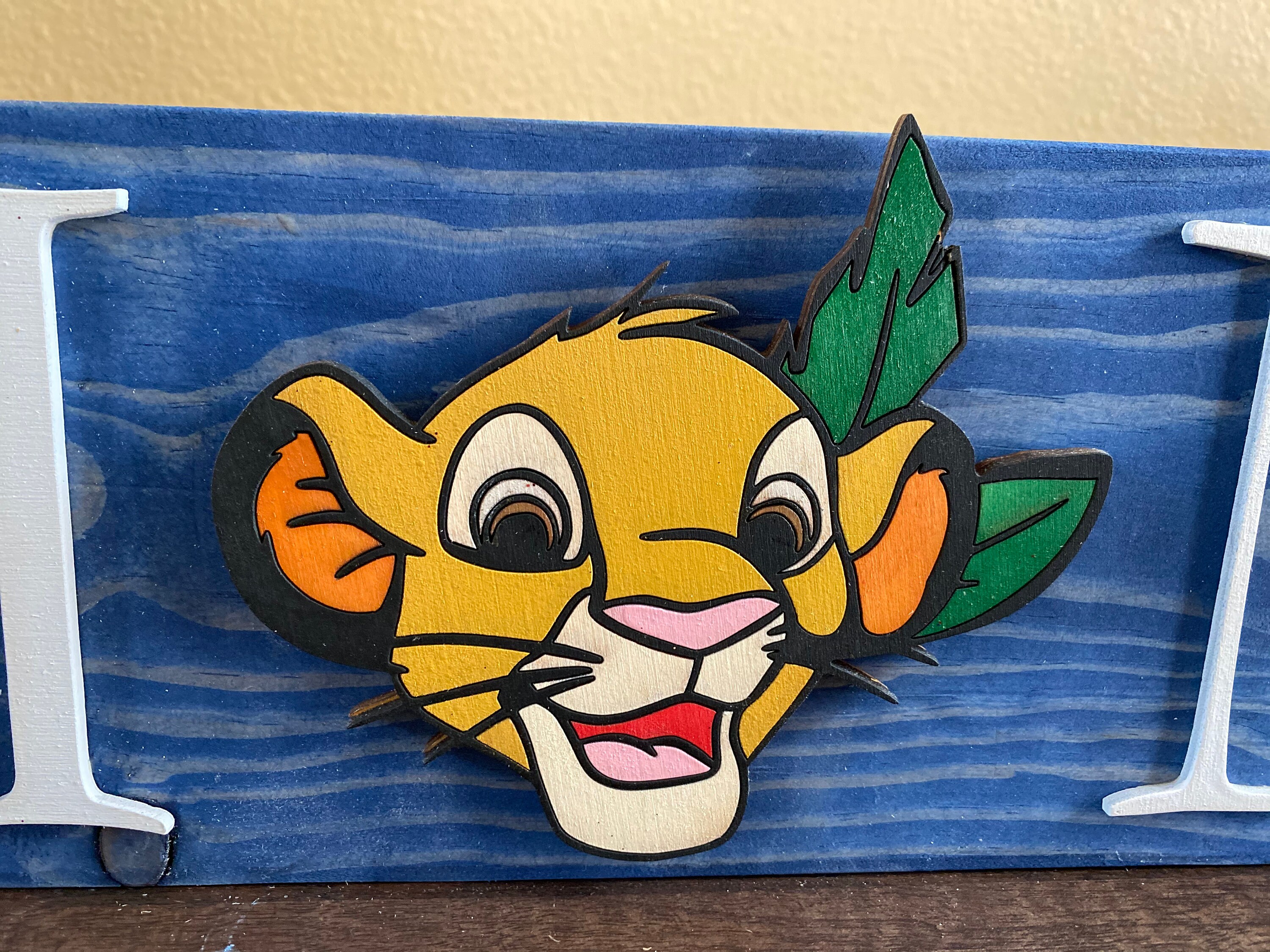Simba Lion King Welcome OR Home Sign Disney Rare Find - Etsy