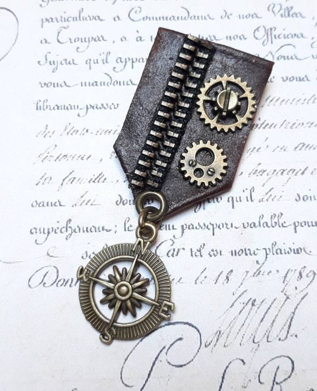 Leather Steampunk Medal - Etsy