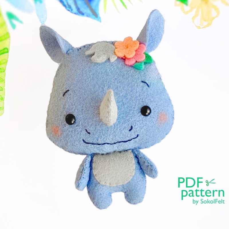 Rhino Sewing Pattern - Etsy