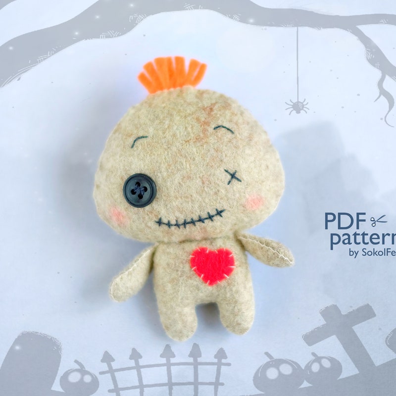 Voodoo Doll Pattern - Etsy