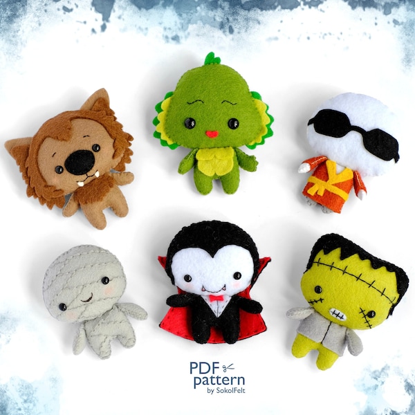 Felt Monsters - Etsy