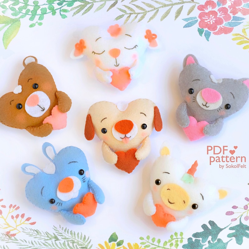 Felt Bunny Patterns - Etsy