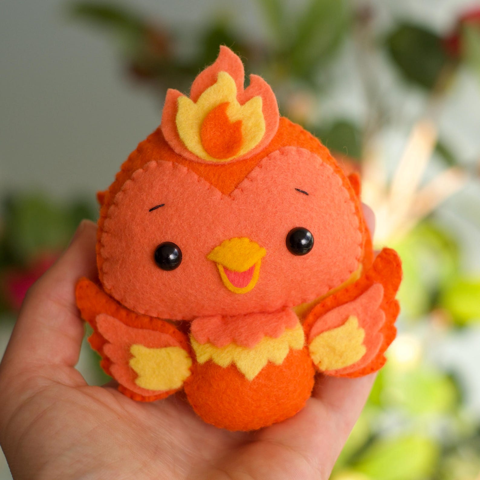 Phoenix Bird Felt Toy Sewing Pattern: DIY Plush Mobile (PDF & SVG) - Etsy