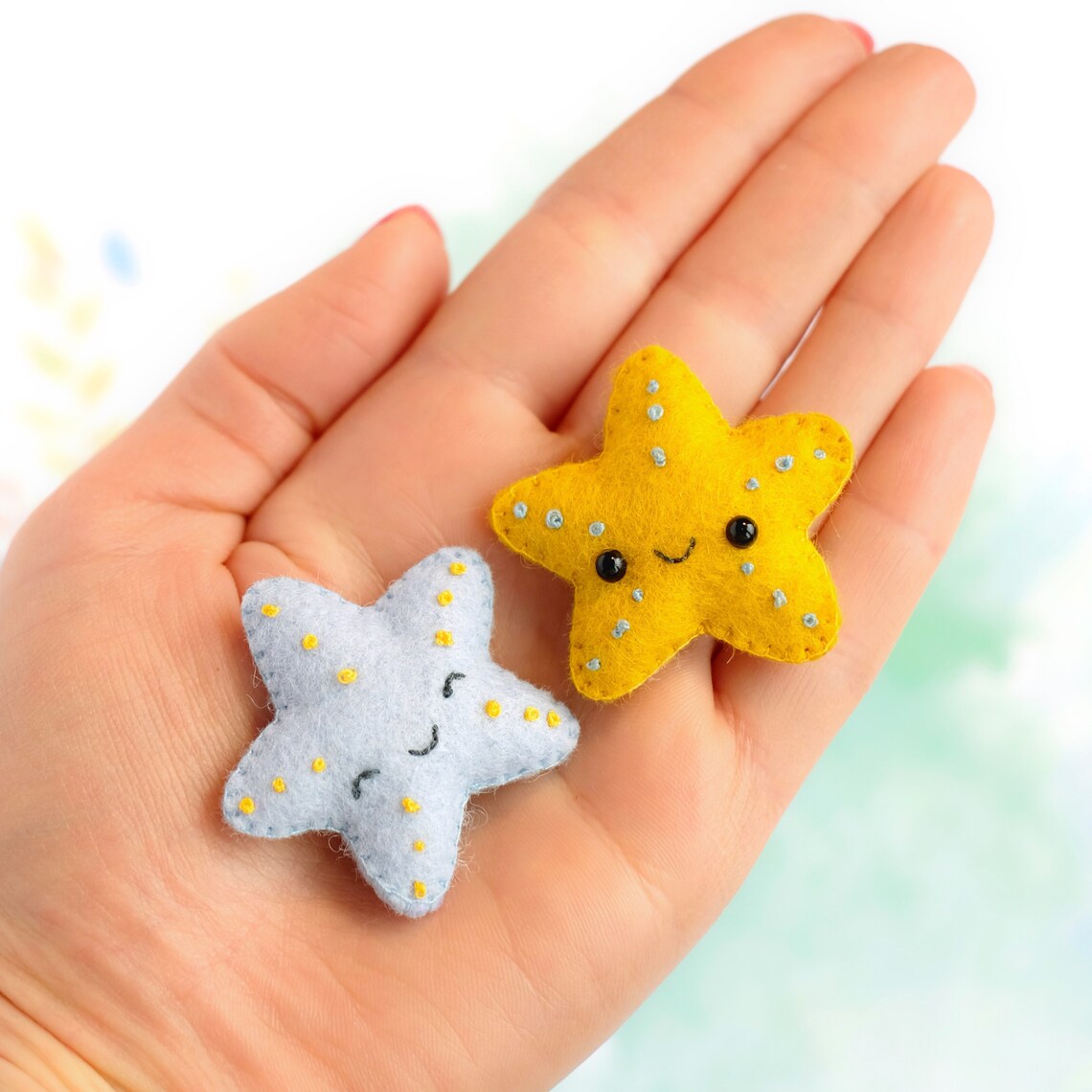 Felt Crab and Starfish Sewing Pattern: Sea Life Mobile (PDF Pattern) - Etsy
