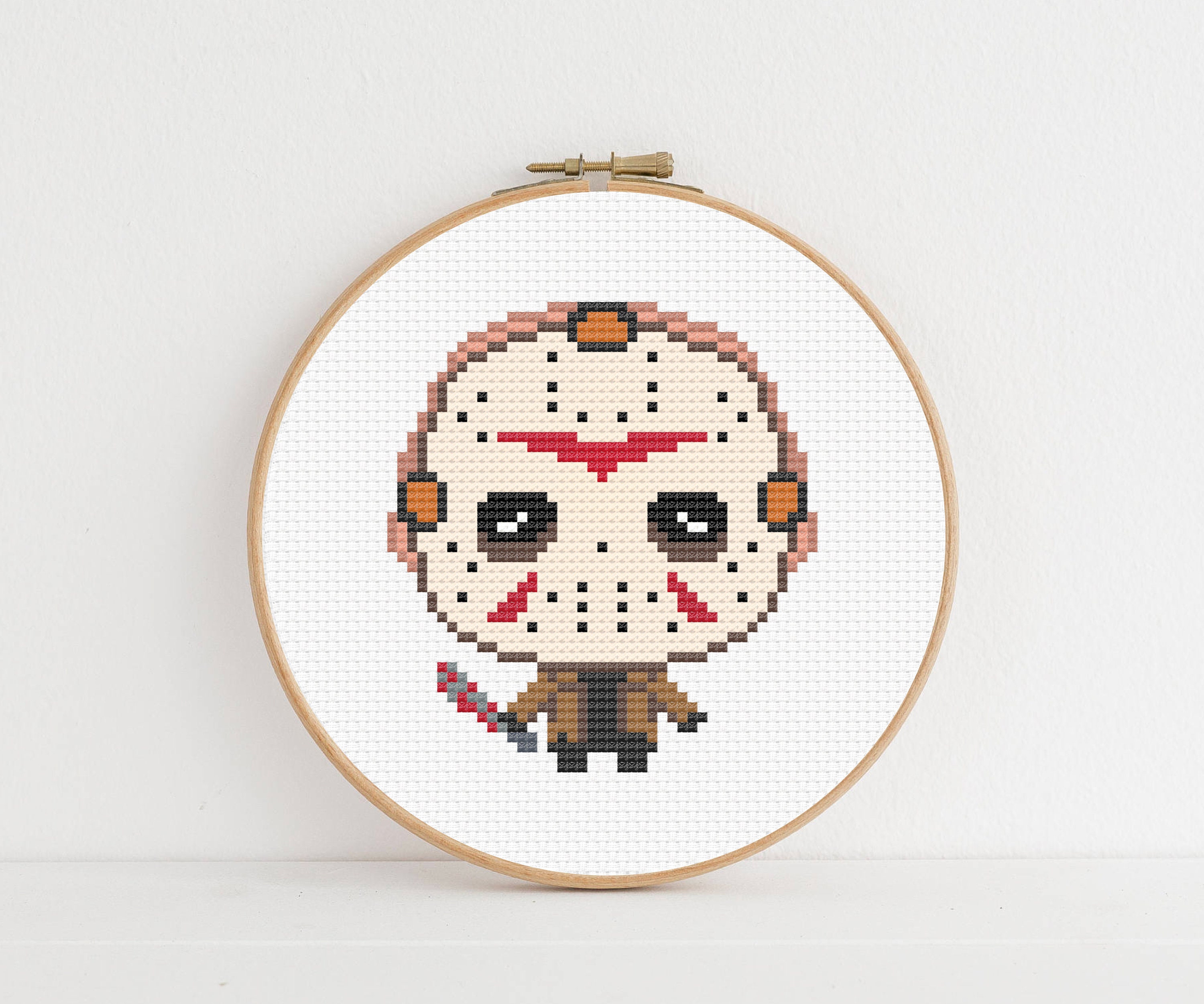 Halloween Slasher Movie Cross Stitch Patterns: Horror Villains (PDF ...