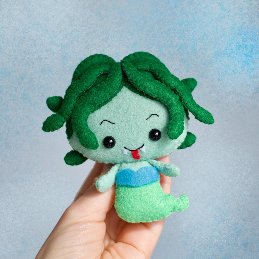 Baby Medusa Felt Toy Sewing Pattern: DIY Halloween Plush (PDF & SVG) - Etsy