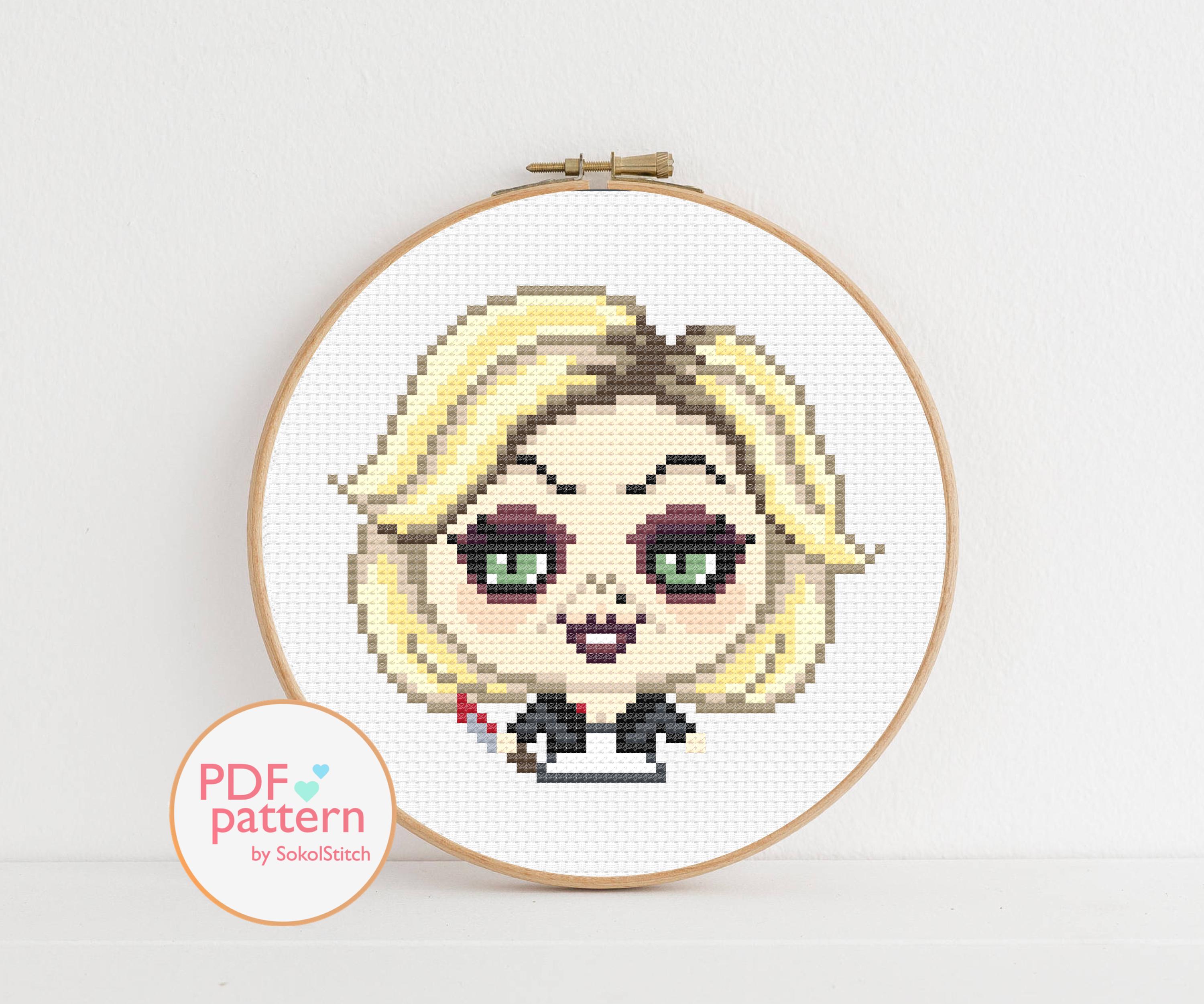 Halloween Slasher Movie Cross Stitch Patterns: Horror Villains (PDF ...