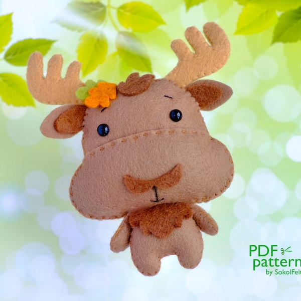 Felt Moose - Etsy