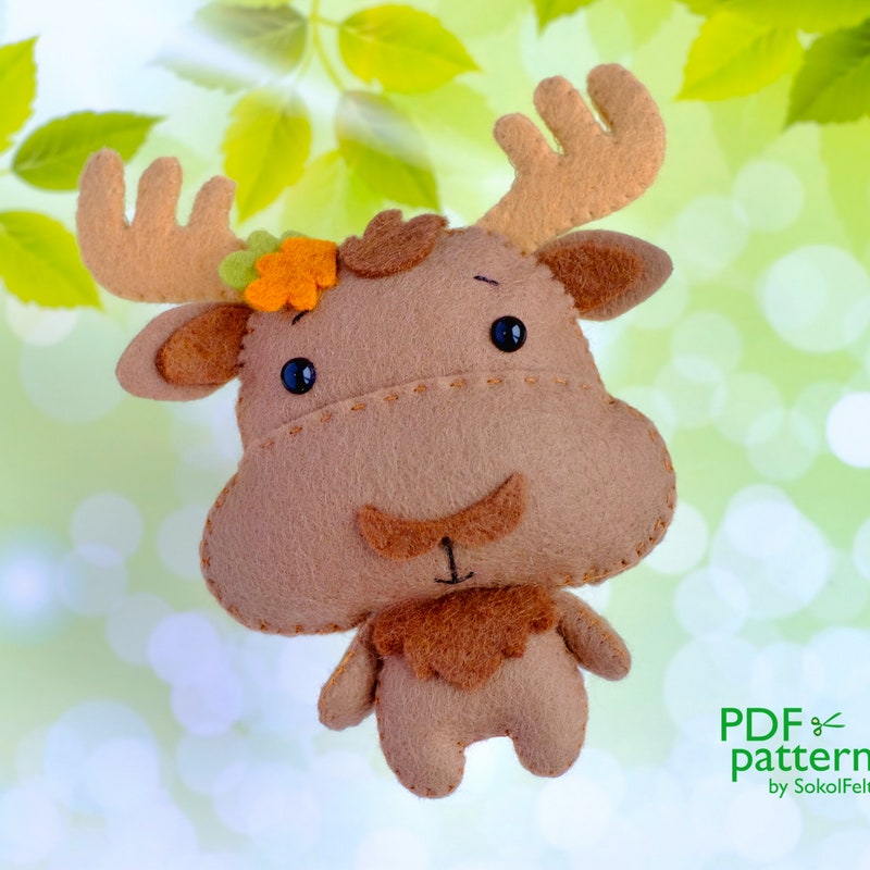 Felt Moose - Etsy