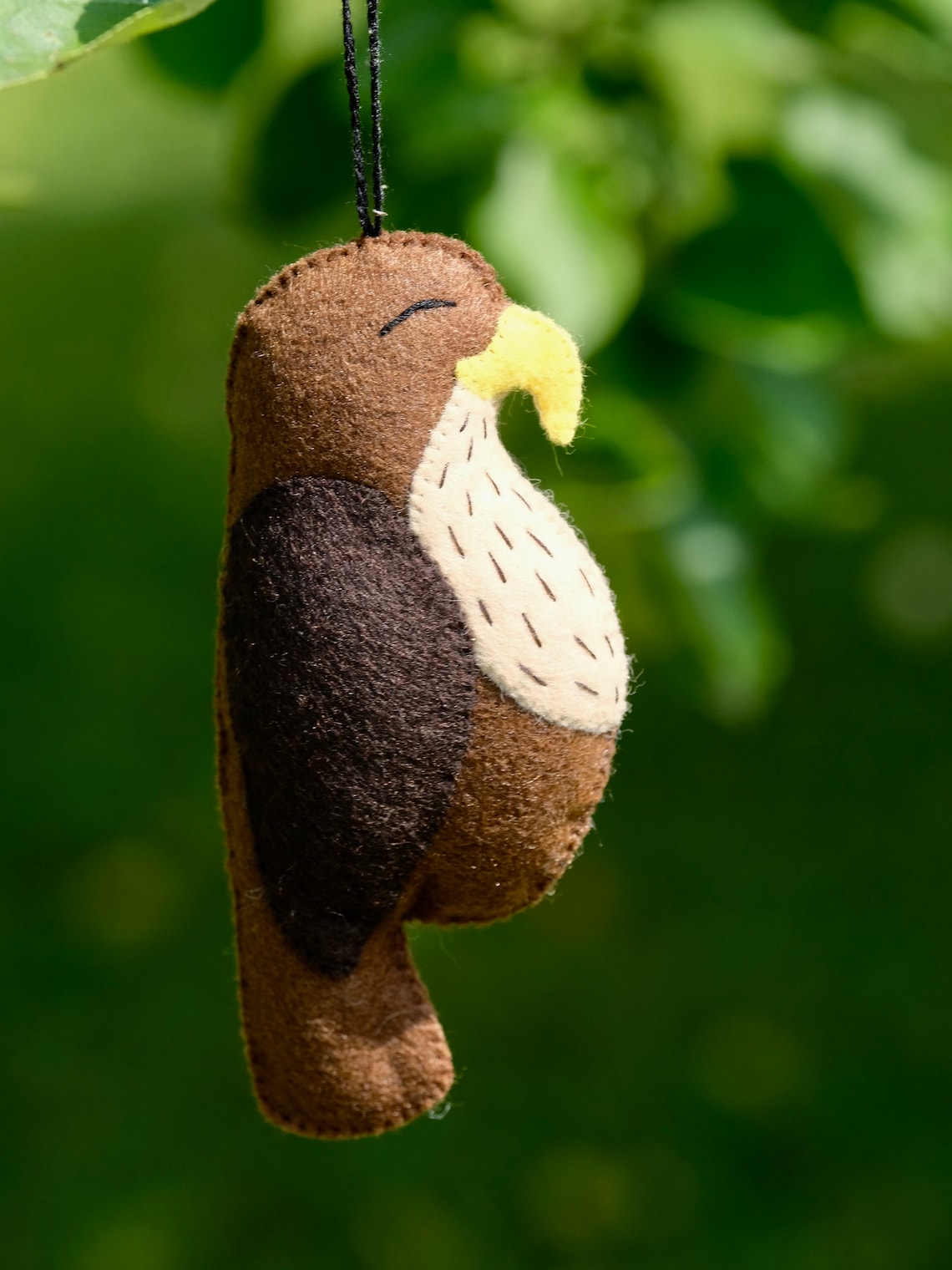 Felt Falcon toy sewing PDF Pattern DIY bird ornament Felt | Etsy