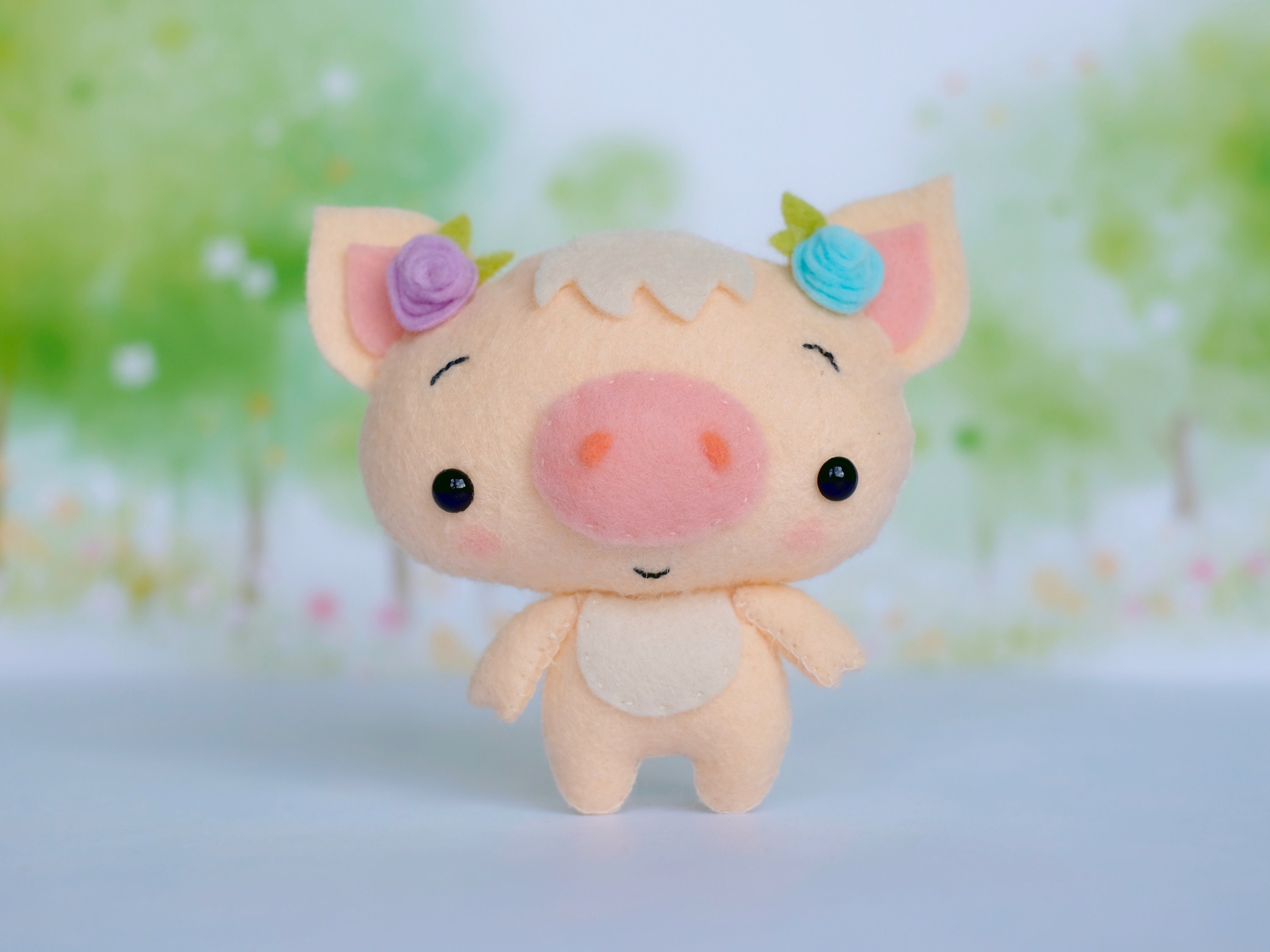 Felt Baby Pig Toy Sewing Pattern: Farm Animal Mobile (PDF & SVG) - Etsy
