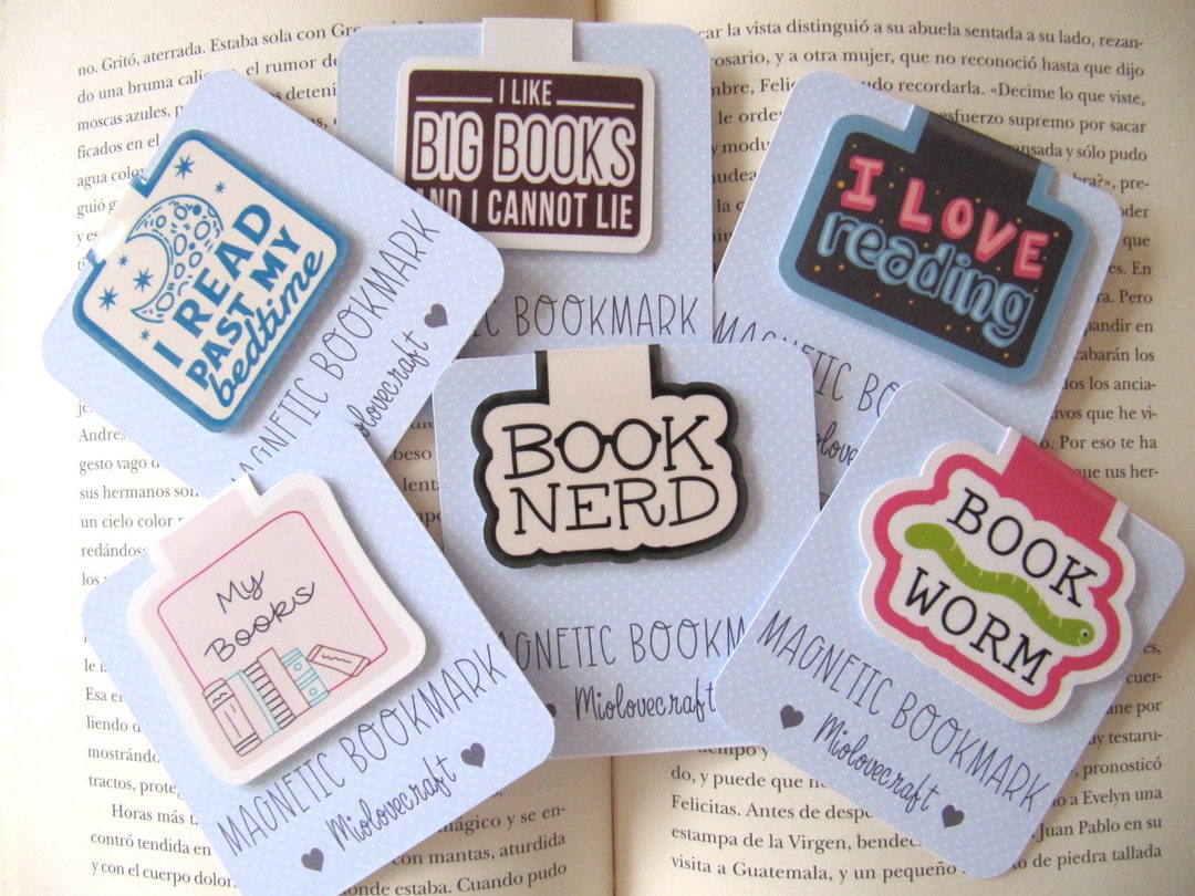 Magnetic Bookmark, Gift for a Reader, Magnet Bookmark, Bookmark - Etsy
