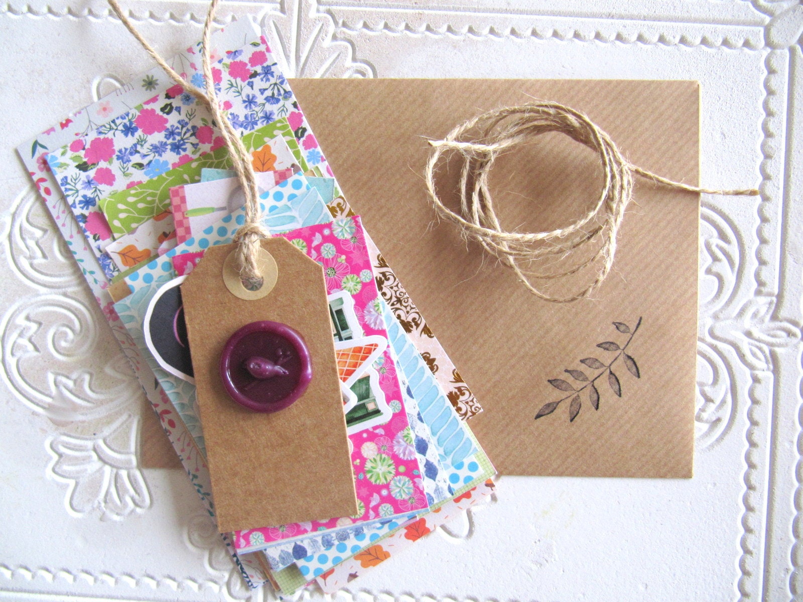 Scrapbooking set Bullet journal papier set papier romantik - Etsy.de