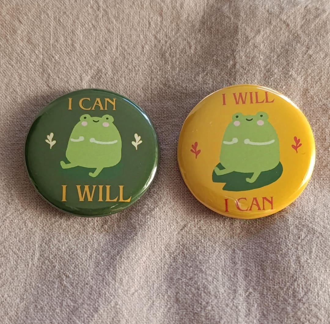 Buttons Different Patterns, Cute Pins With Text, Stay Positive, I Can ...