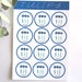 Tulpen Sticker Sheet, Tulpen Aufkleber, Agenda Sticker, Journal ...