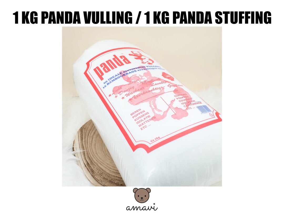 1 KG Panda Filling White Panda Filling Synthetic Filling - Etsy