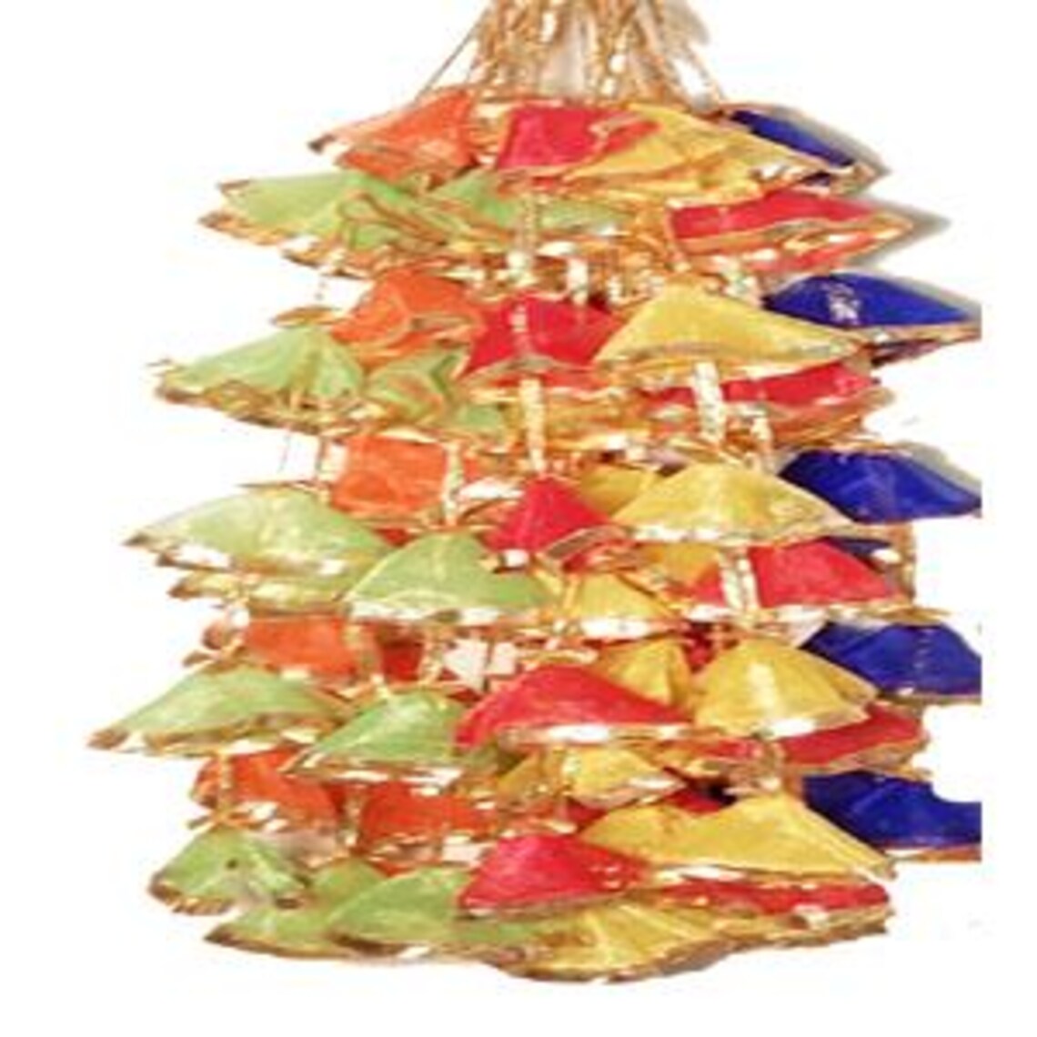 Gota Net Tassel Garlands, Indian Wedding Haldi Mehndi Decor (1 Pack 10 ...