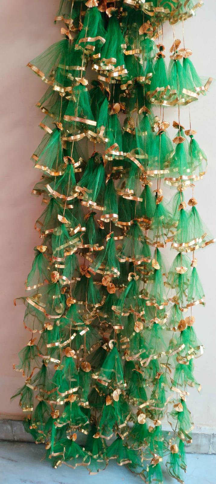 Gota Net Tassel Garlands, Indian Wedding Haldi Mehndi Decor - Etsy