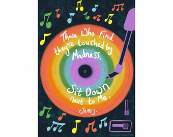 Sometimes James Art Print - Etsy