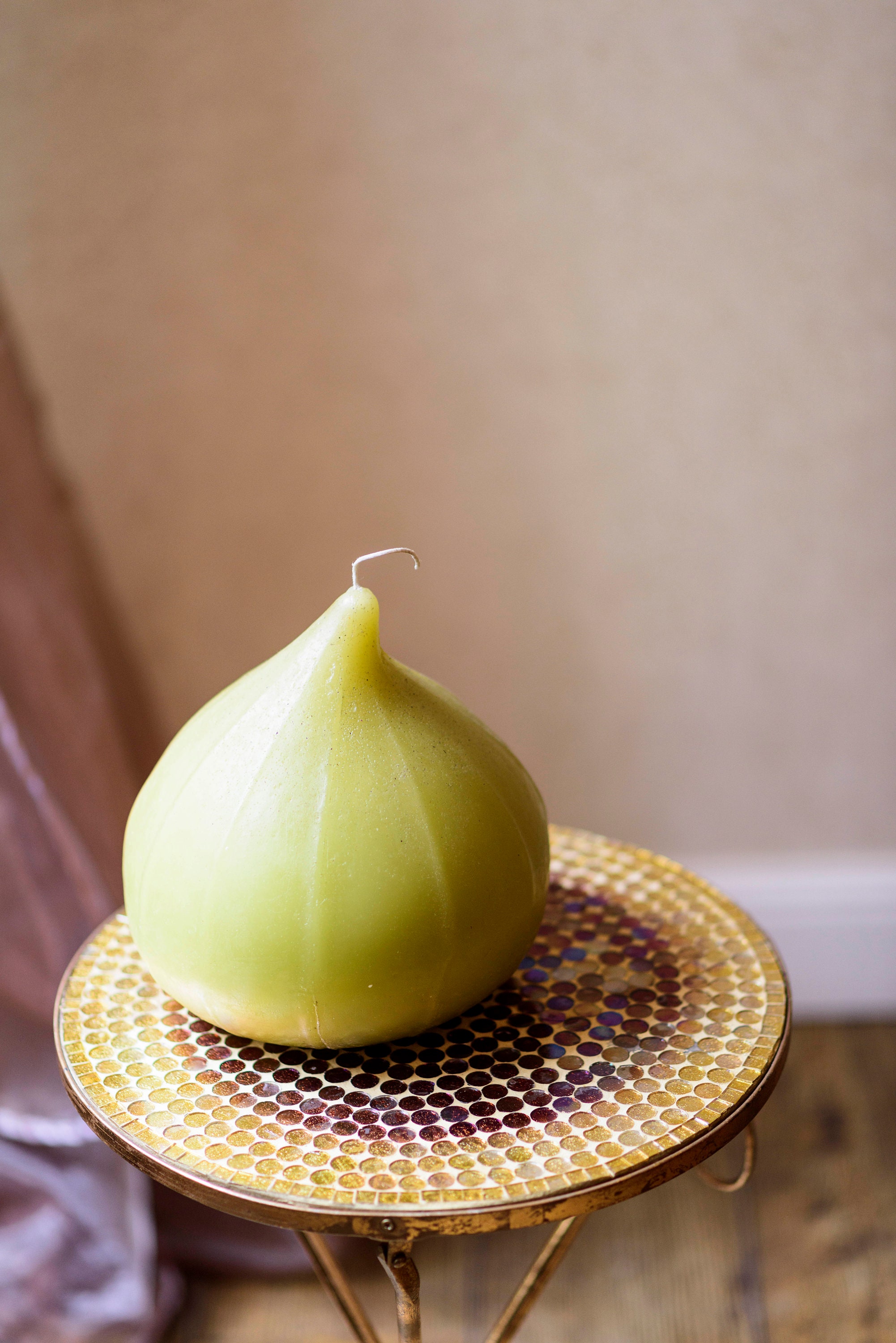 Fig Candle, Huge Candle, Giant Green Candle, Green Fig Candle ...