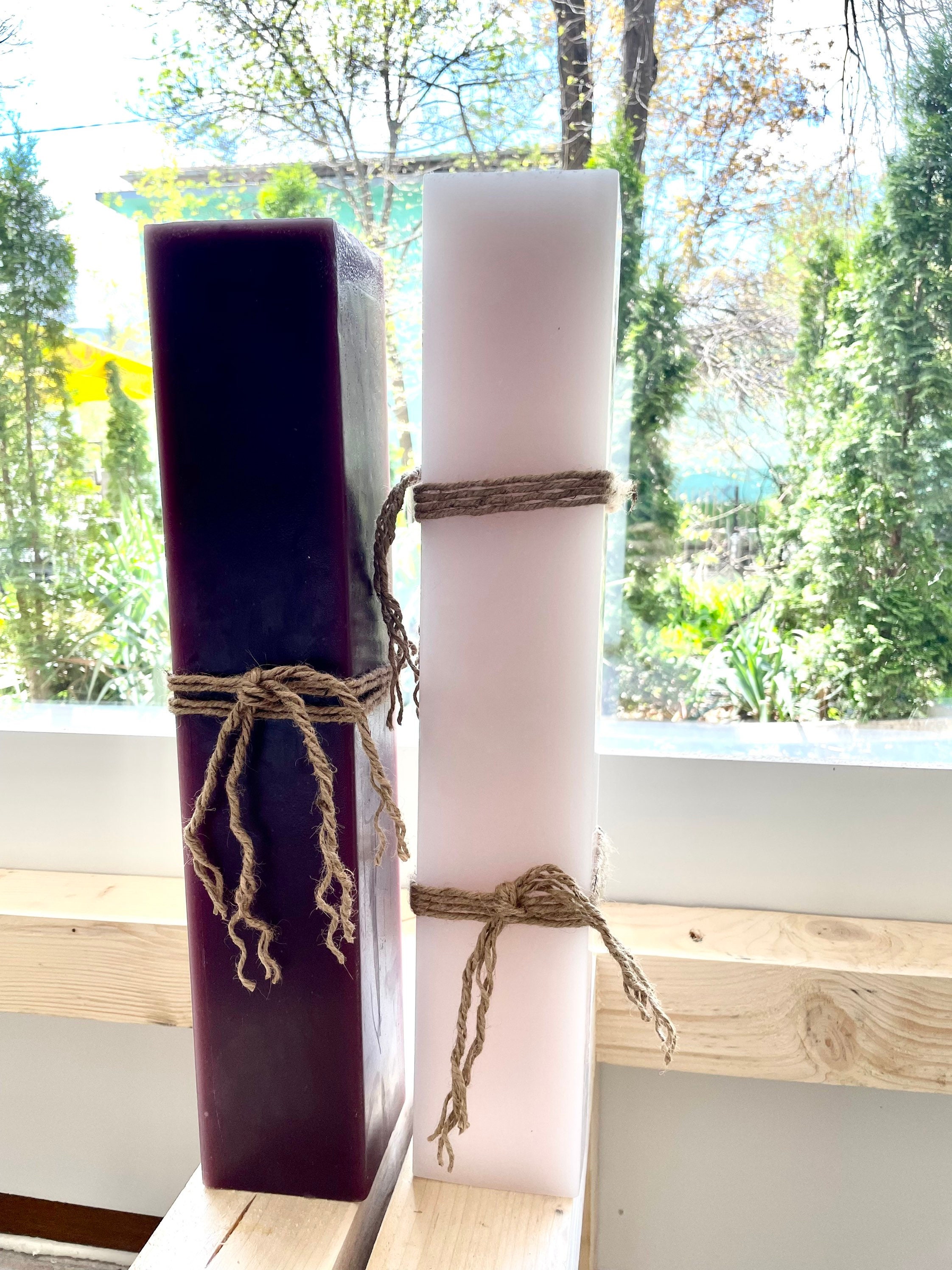 Huge Candle Scented Candle Large Candle Rustic Candle Candle - Etsy