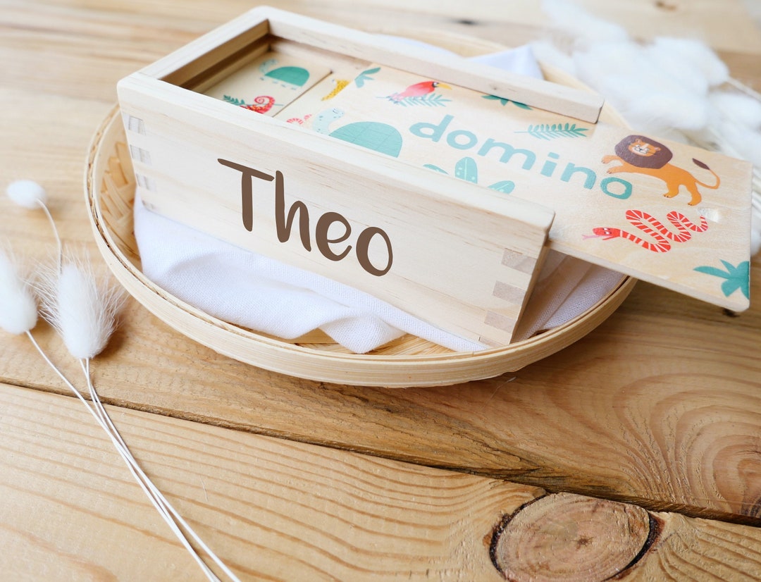 Personalized Domino With Name Images Dominoes Gift for - Etsy