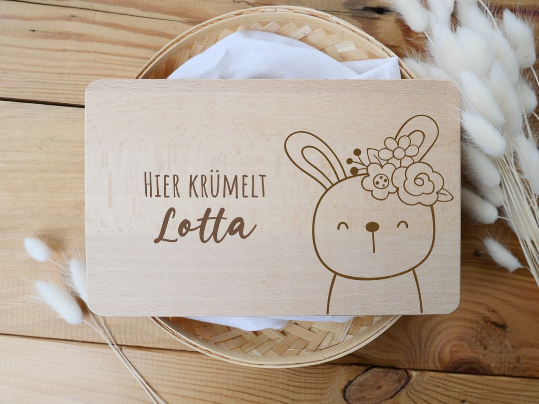 Personalized Breakfast Board for Children With Name Engraving as a Gift ...