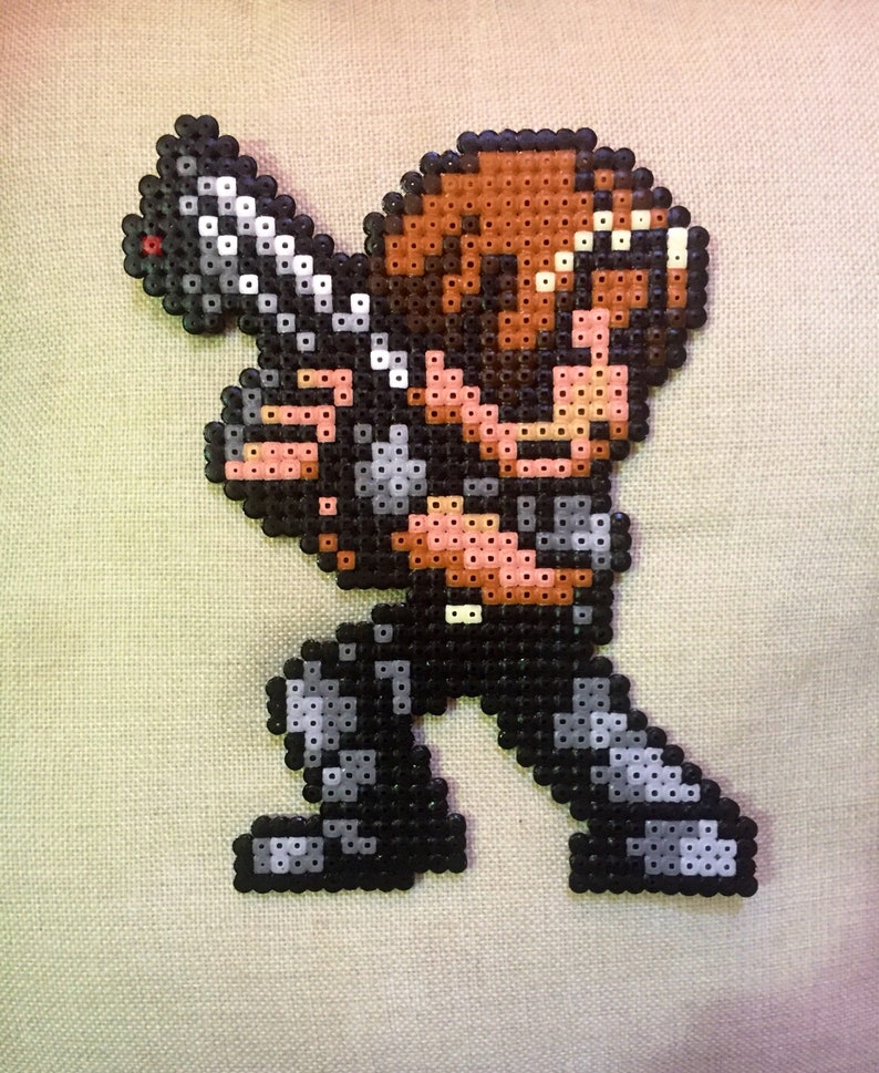 Leon Resident Evil Pixel Art | Etsy