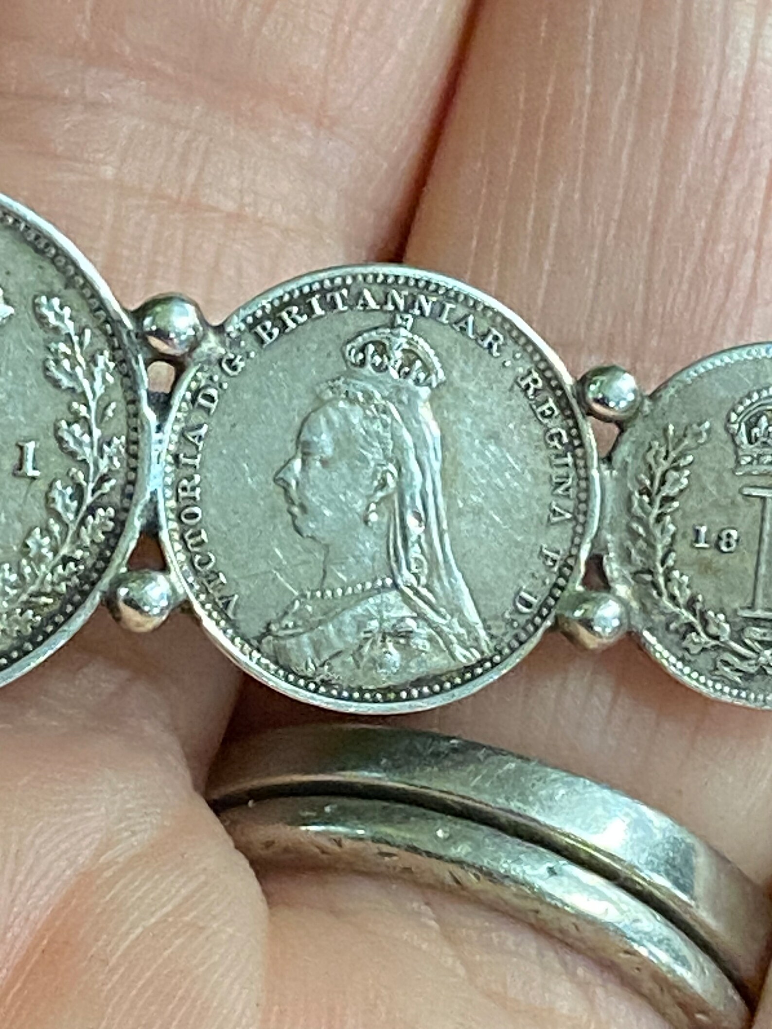 Antique Victorian Maundy Money Set Bar Brooch - Etsy