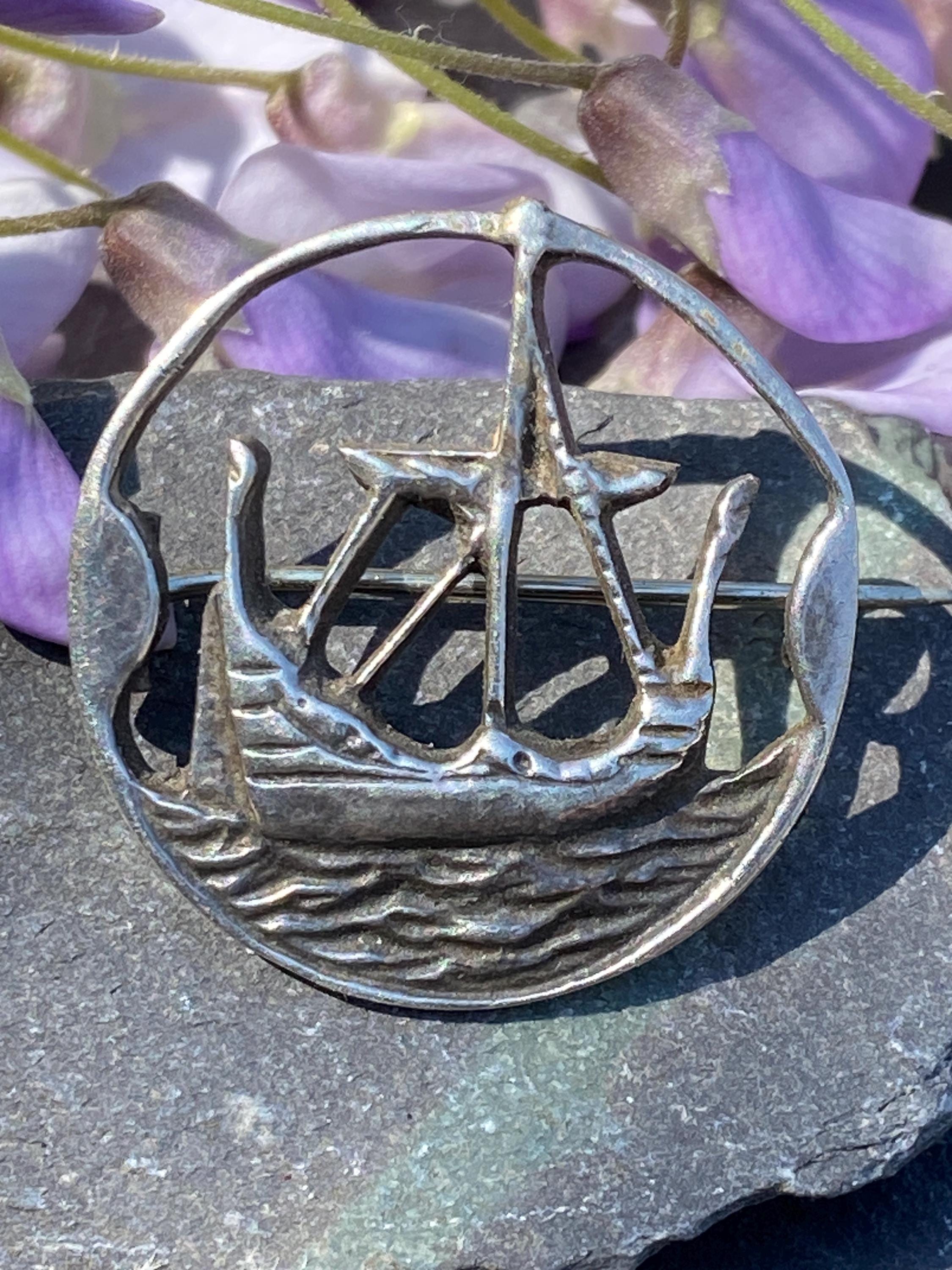 Vintage Robert Allison Celtic Viking Brooch. - Etsy