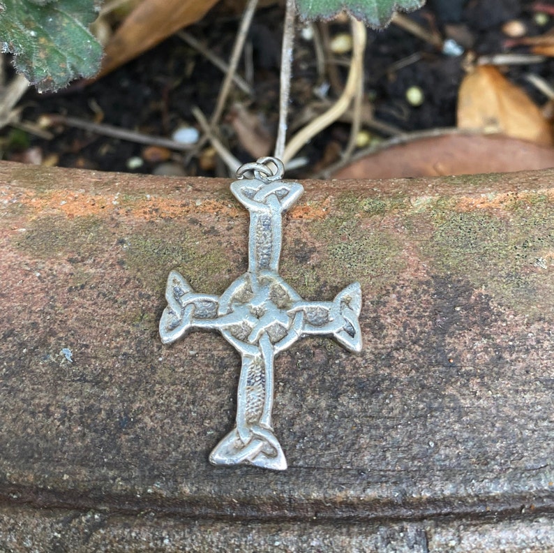 Vintage Sterling Silver Robert Allison Celtic Cross Pendant - Etsy