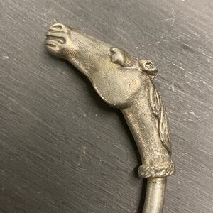 Vintage Pewter Horses Head Torque Bangle - Etsy