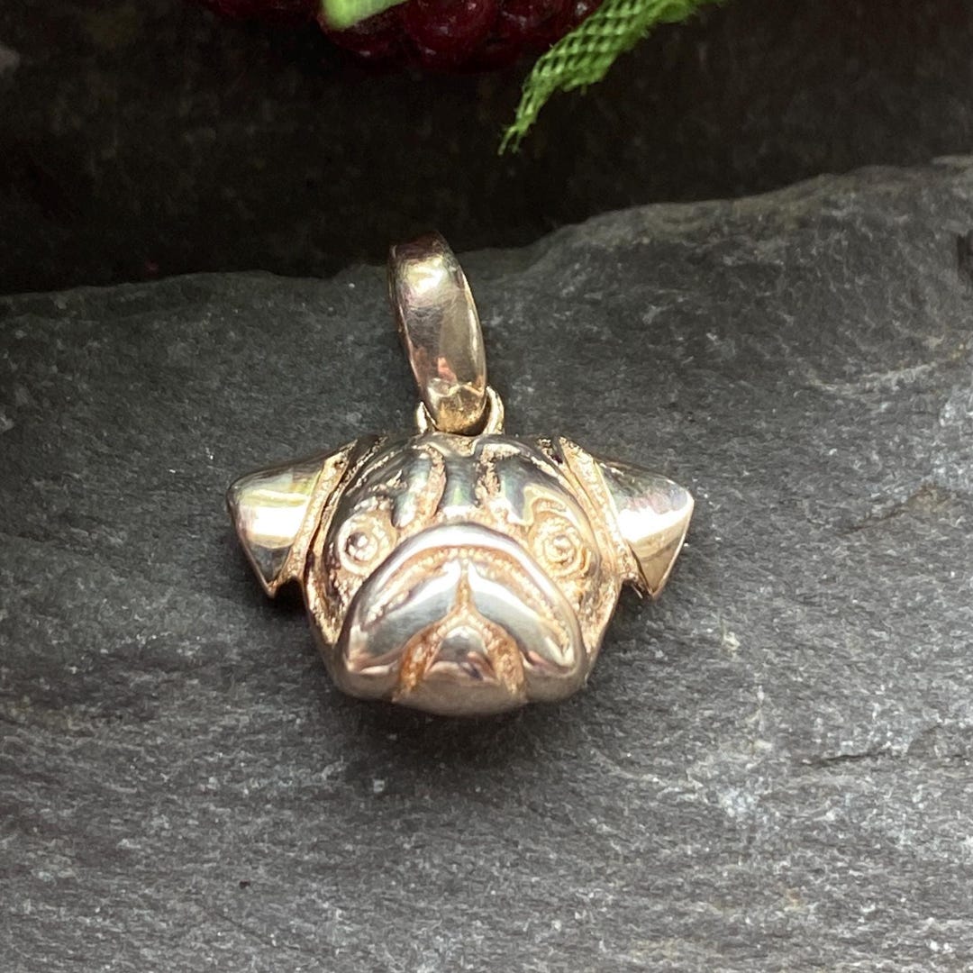 Silver Boxer Dog Charm. - Etsy