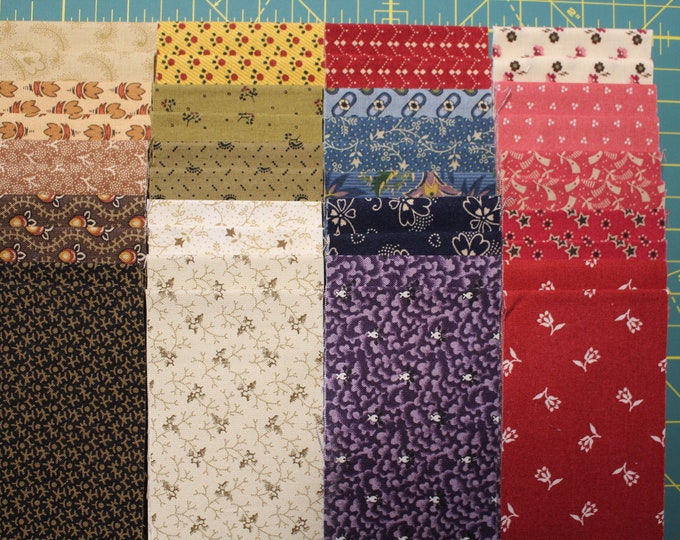 40 Jelly Roll CIVIL WAR 2.5x44" Strips 100% Cotton Quilt Fabric by ...