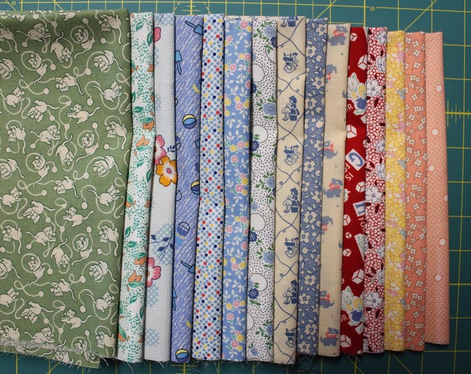15 1930's Fat Quarters (18x22") by Several Designers-a - Etsy