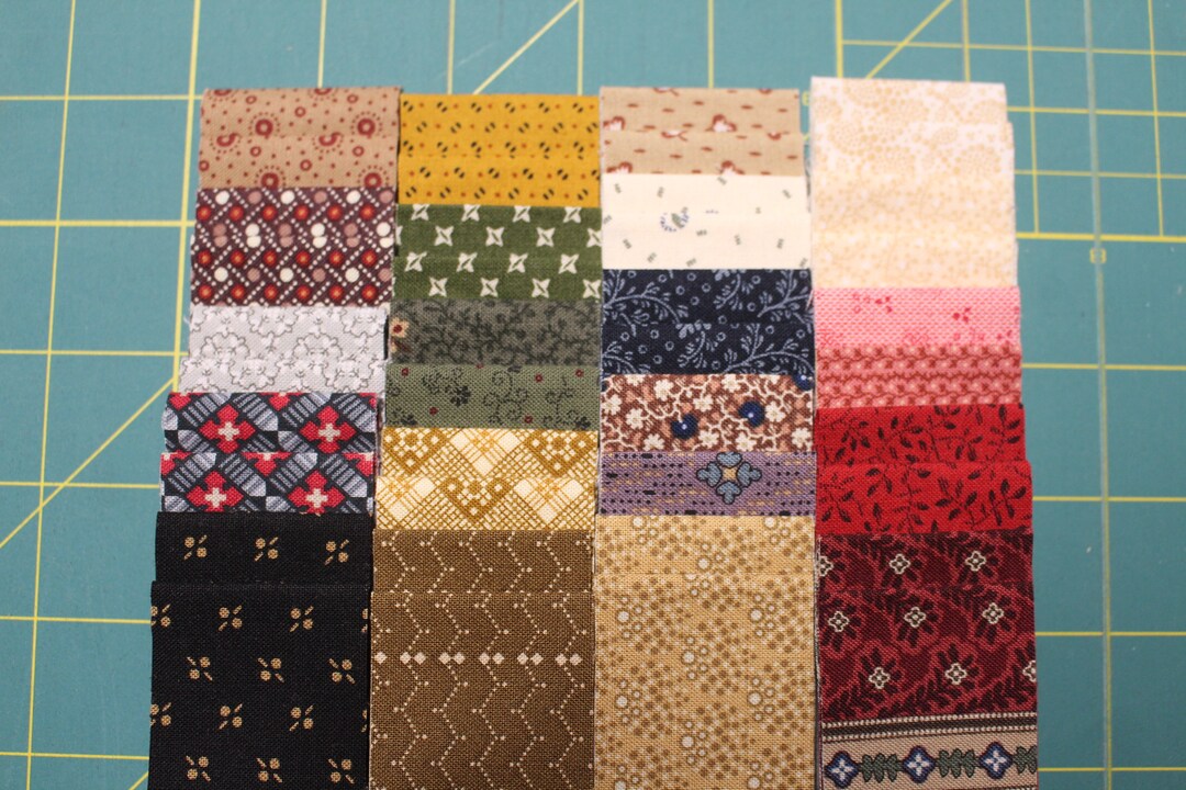 40 1.5x44 CIVIL WAR Honey Bun Skinny Strips by Marcus - Etsy