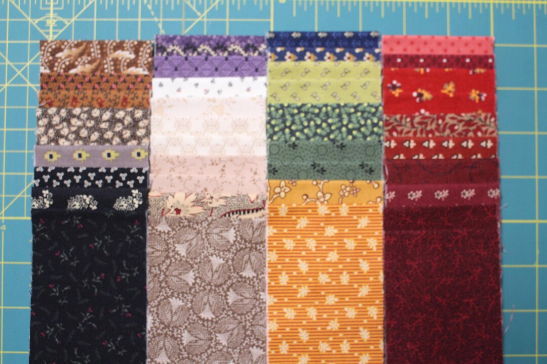 40 Jelly Roll CIVIL WAR/REPRO 2.5x44 Strips 100% Cotton Quilt Fabric by ...